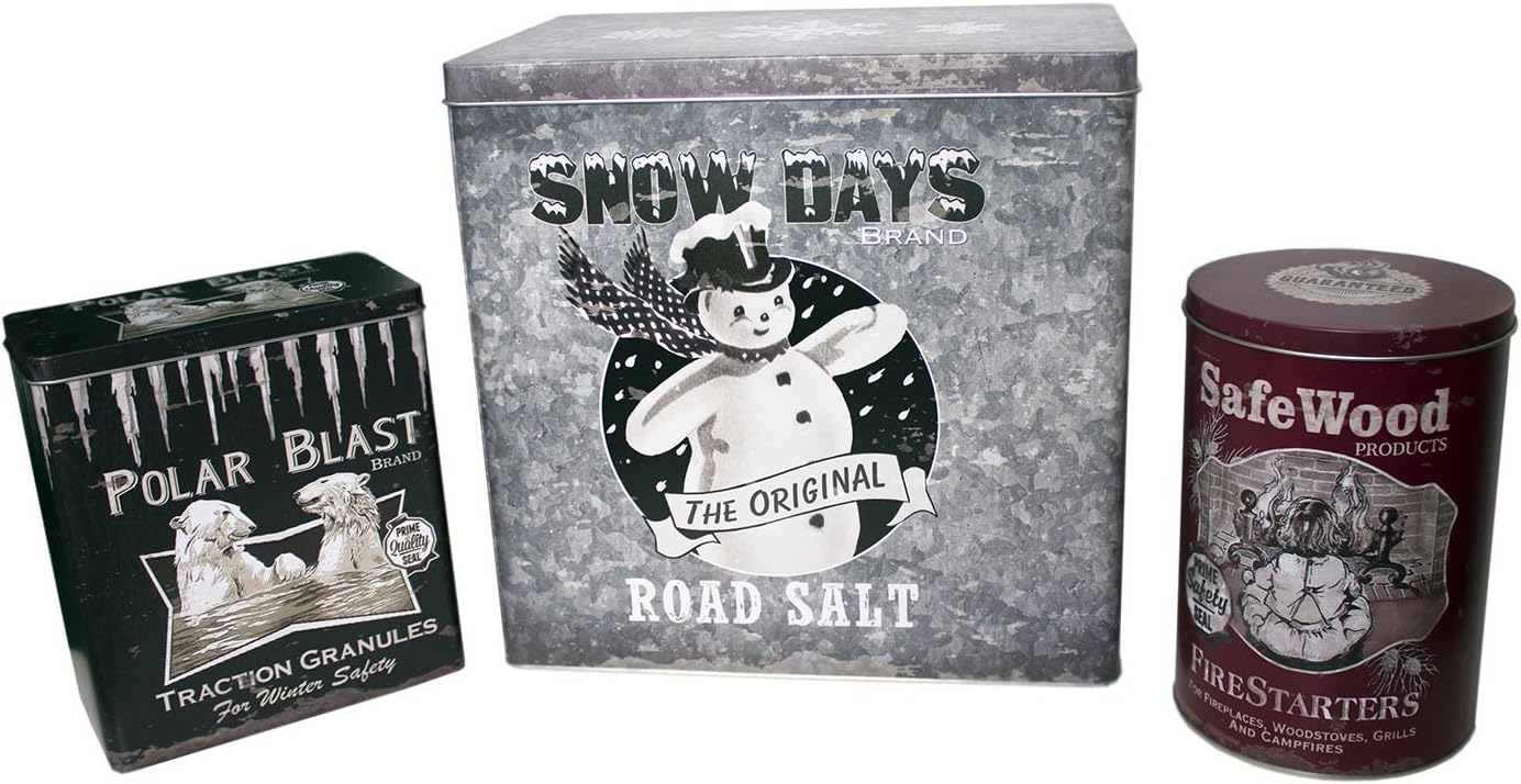 Amazon.com - Winter Advertising Tins ~ Food Safe ~ Set of 3