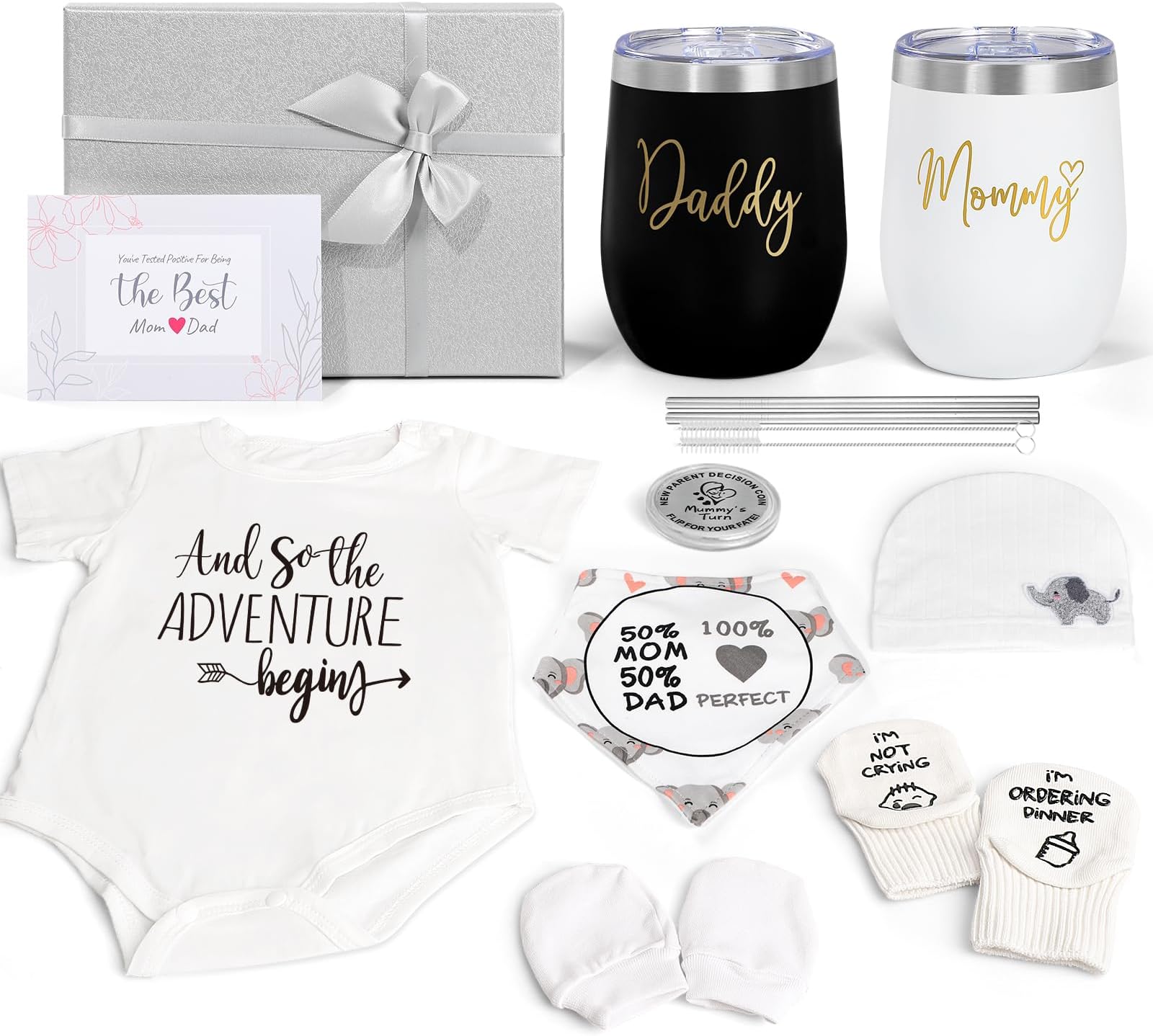 Amazon.com: New Mom Gifts for Women, Elephant Theme Pregnancy Gifts ...