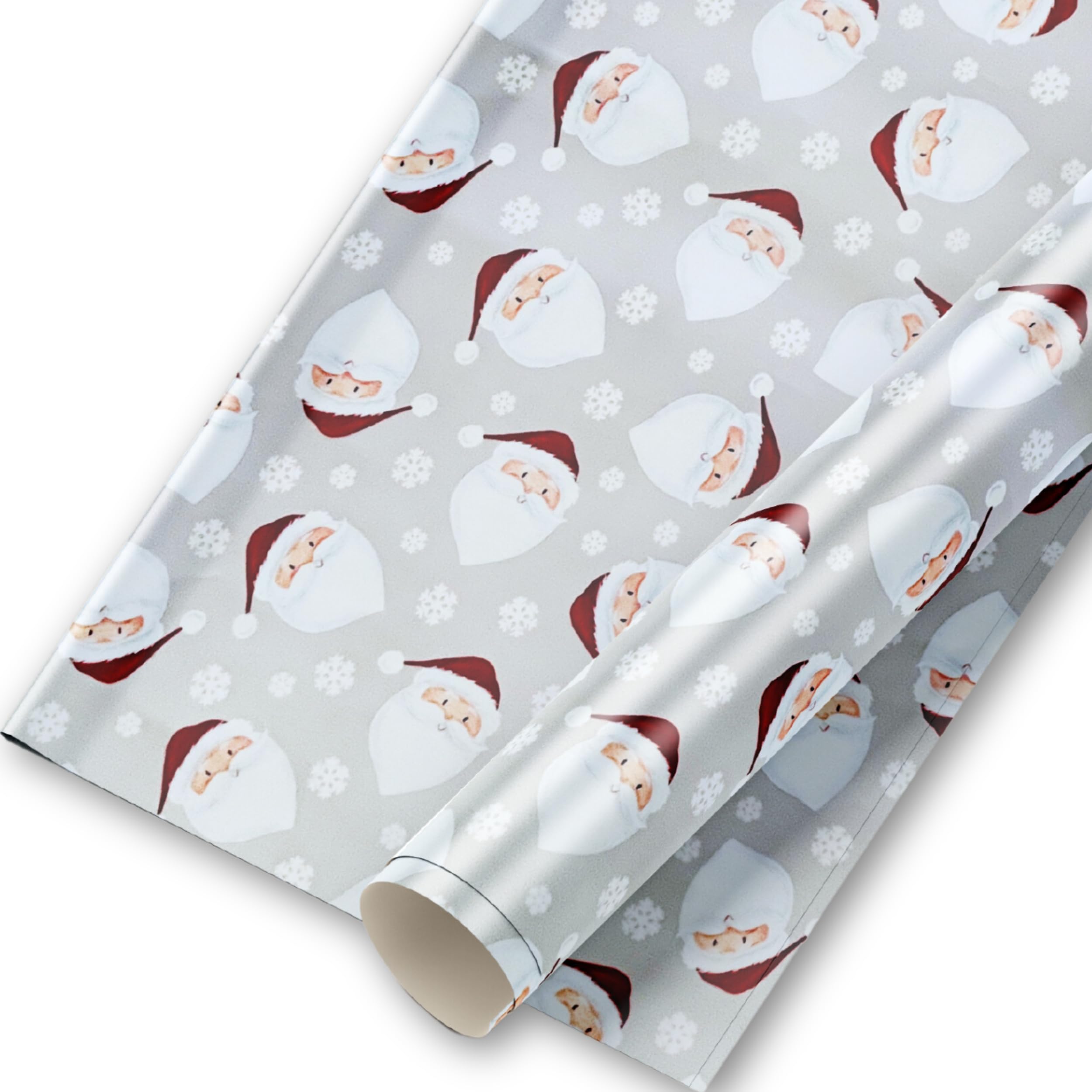 Amazon.com: Jumbo Christmas Wrapping Paper Rolls (30" x 10') - Santa ...