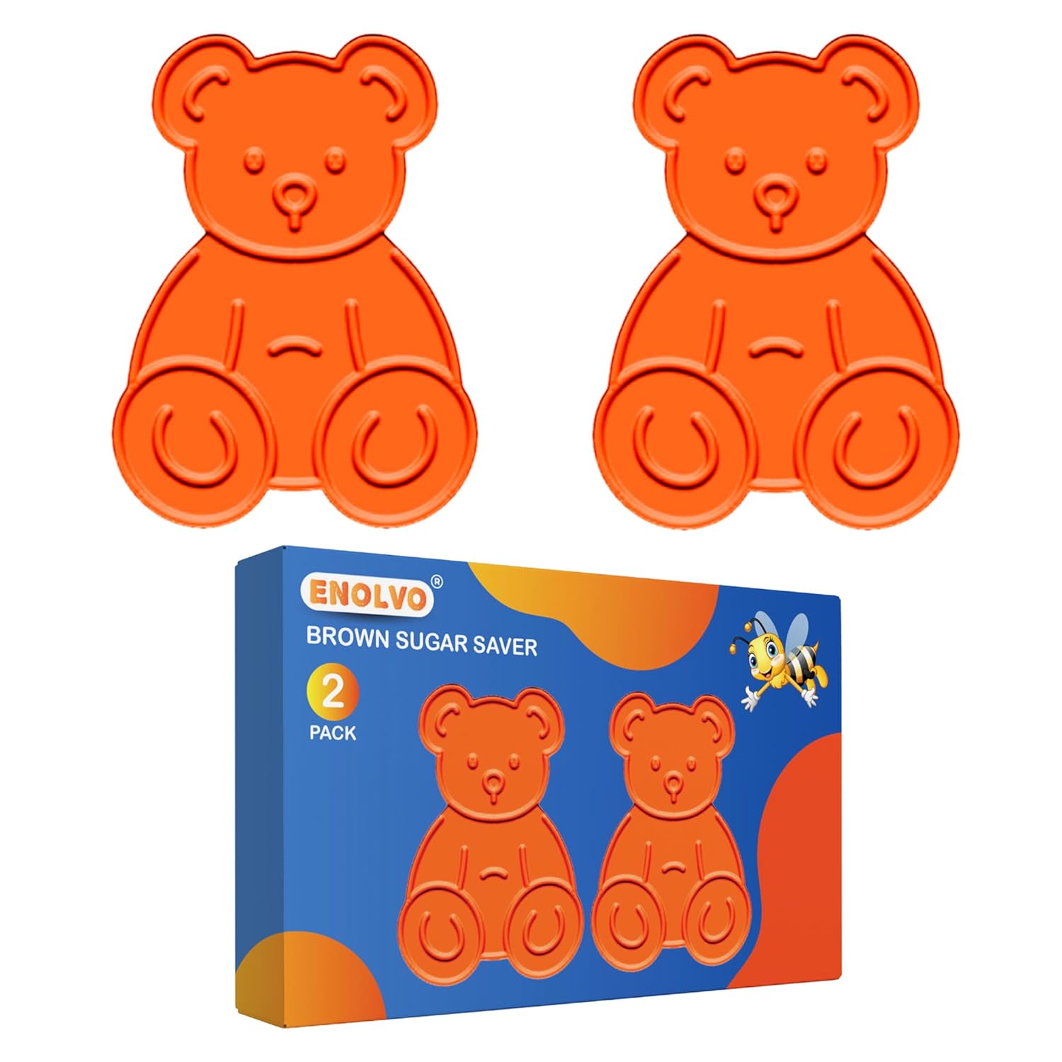 Amazon.com: Enolvo Brown Sugar Bear - Terra Cotta Brown Sugar Keeper to ...