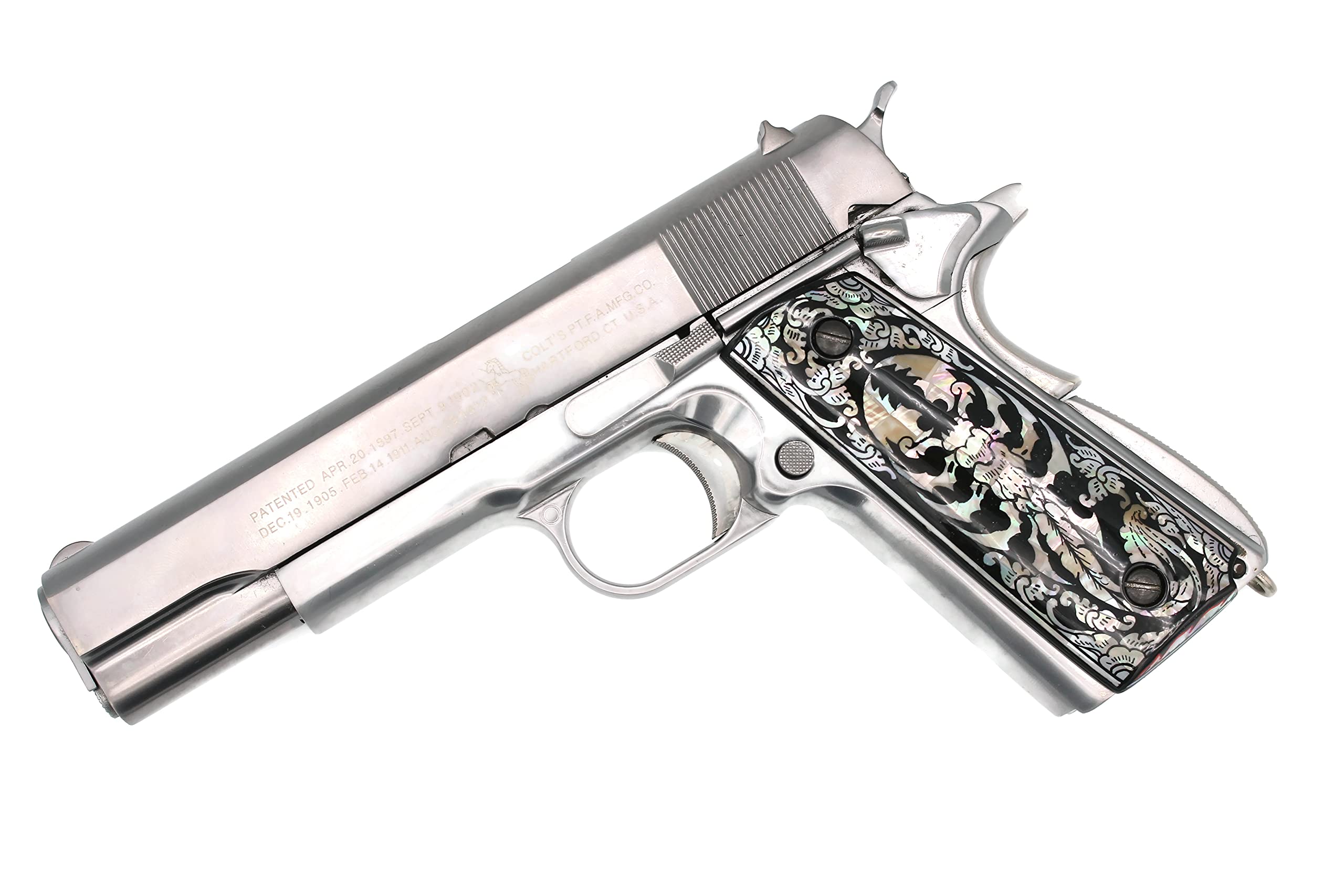 Buy Vitoonwood Mother of Pearl Grips for 1911 Standard Full Size Colt ...