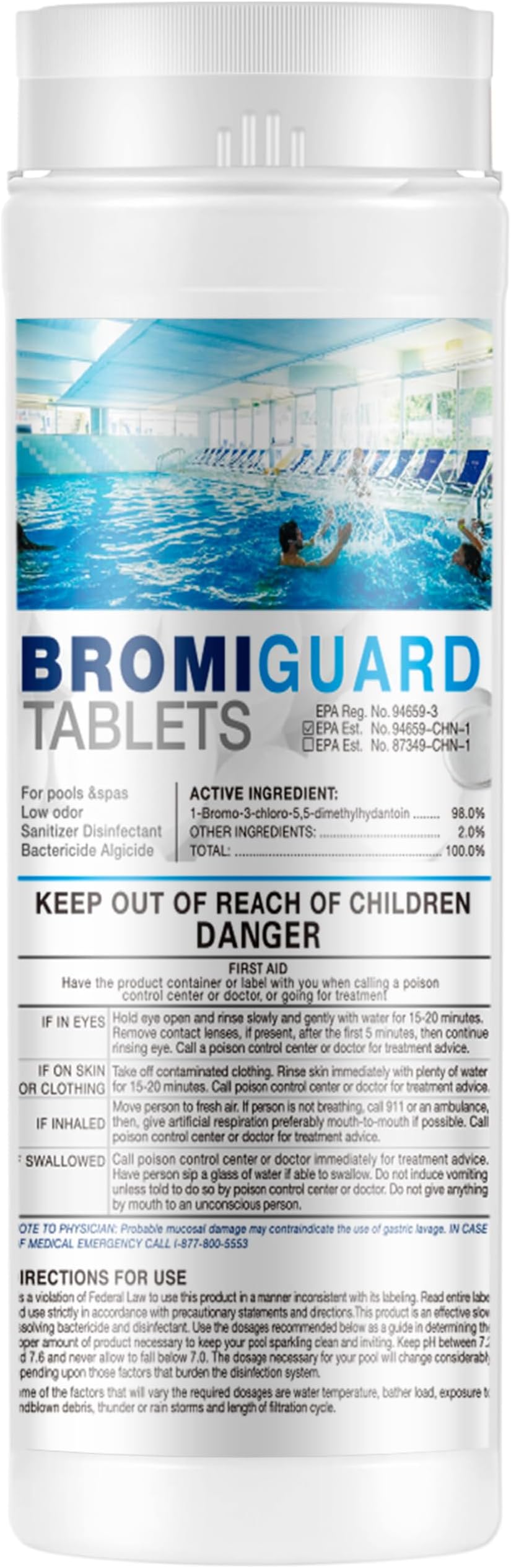 Amazon.com : [5 lbs] Bromine Tablets for Hot Tubs & Spas Brominating ...