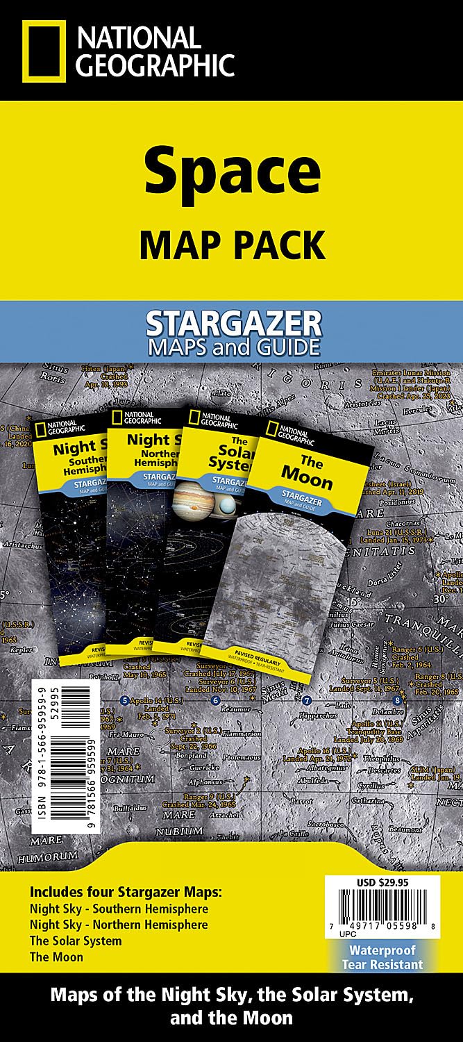 National Geographic Space (Stargazer folded Map Pack Bundle) (National ...