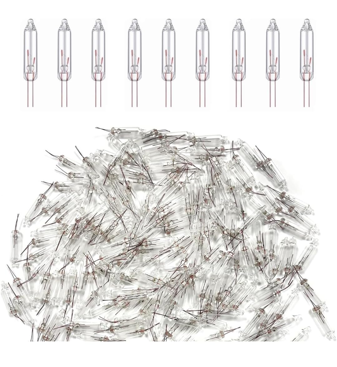 Christmas Tree Light Bulbs, 100 Pcs Clear Mini Christmas Tree ...