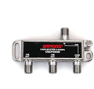 Amazon.com: Antronix CMC2003H 3-Way- (3) Pack - Horizontal Splitter (1 ...
