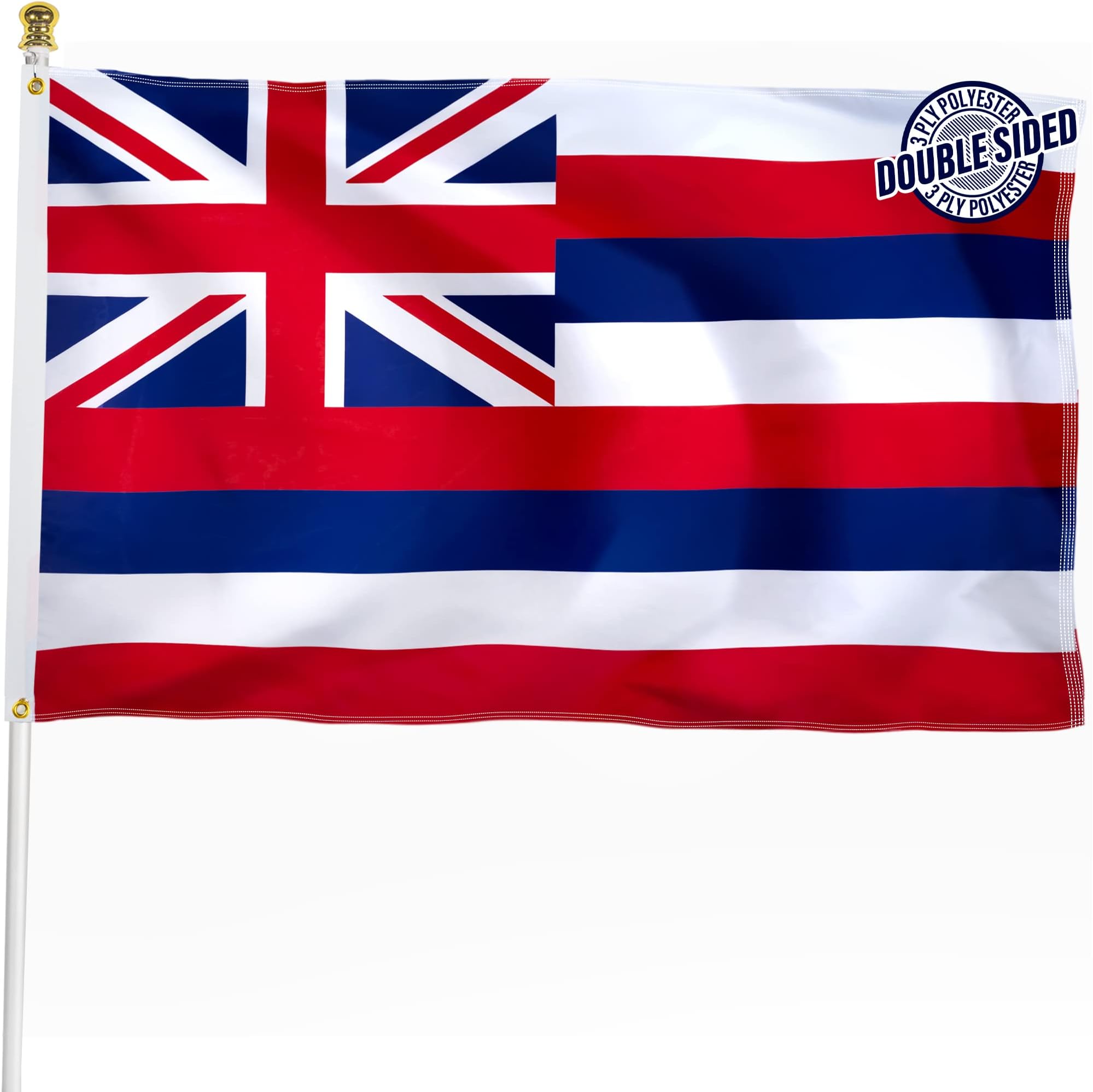 Amazon.com : Hawaii - 4 in x 6 in State Stick Flag : Patio, Lawn & Garden