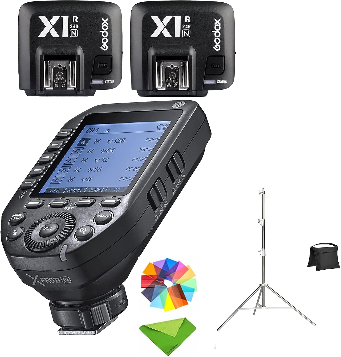 Amazon.com : Godox XProII XProII-N XProIIN Trigger w/2×Godox X1R-N ...