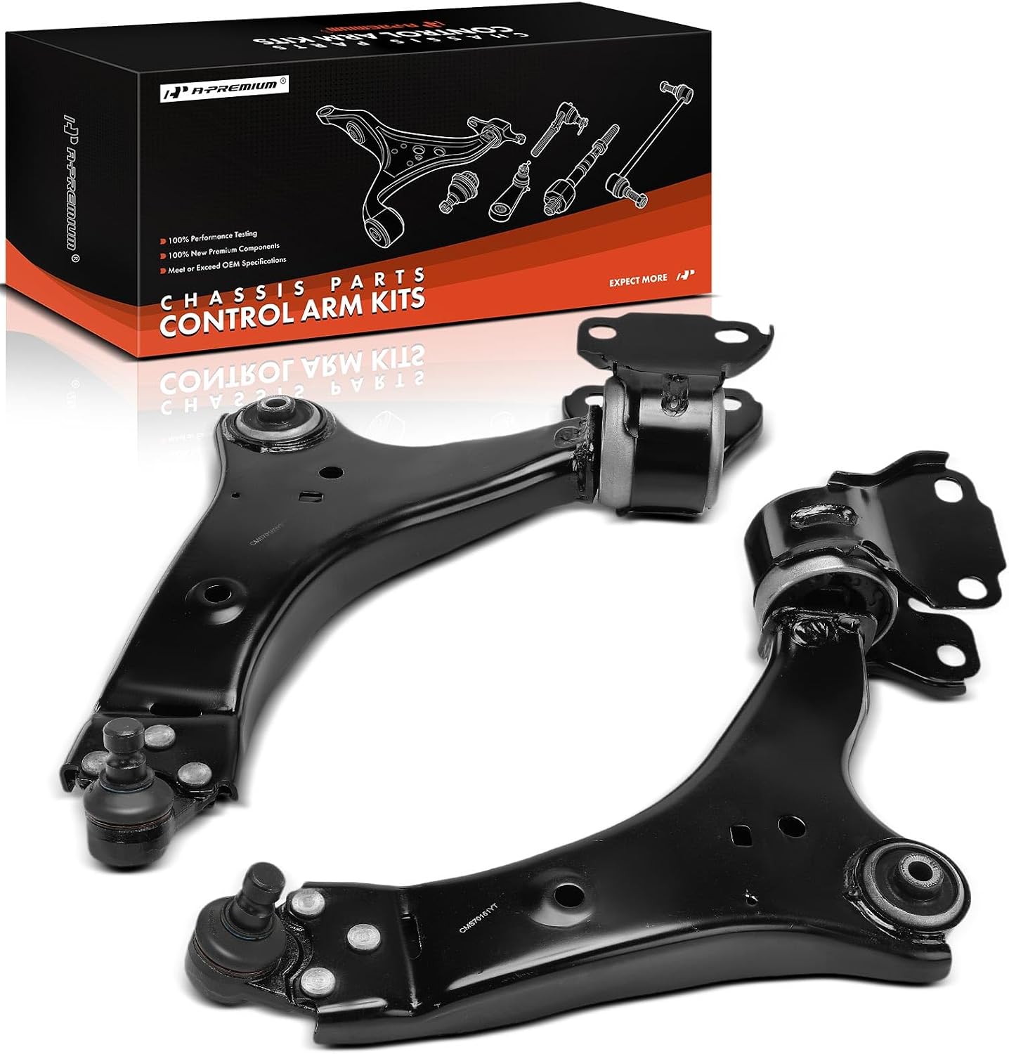 Amazon.com: A-Premium 2 x Front Lower Control Arm, with Ball Joint ...