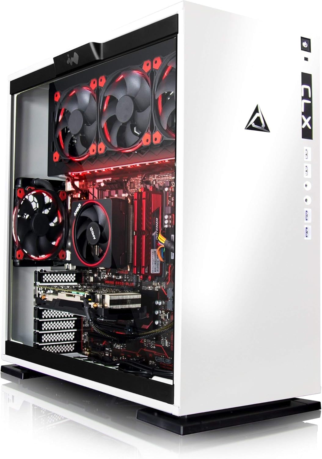 Amazon.com: CybertronPC CLX Set Gaming PC - AMD Ryzen 5 1600X 3.60GHz 6 ...