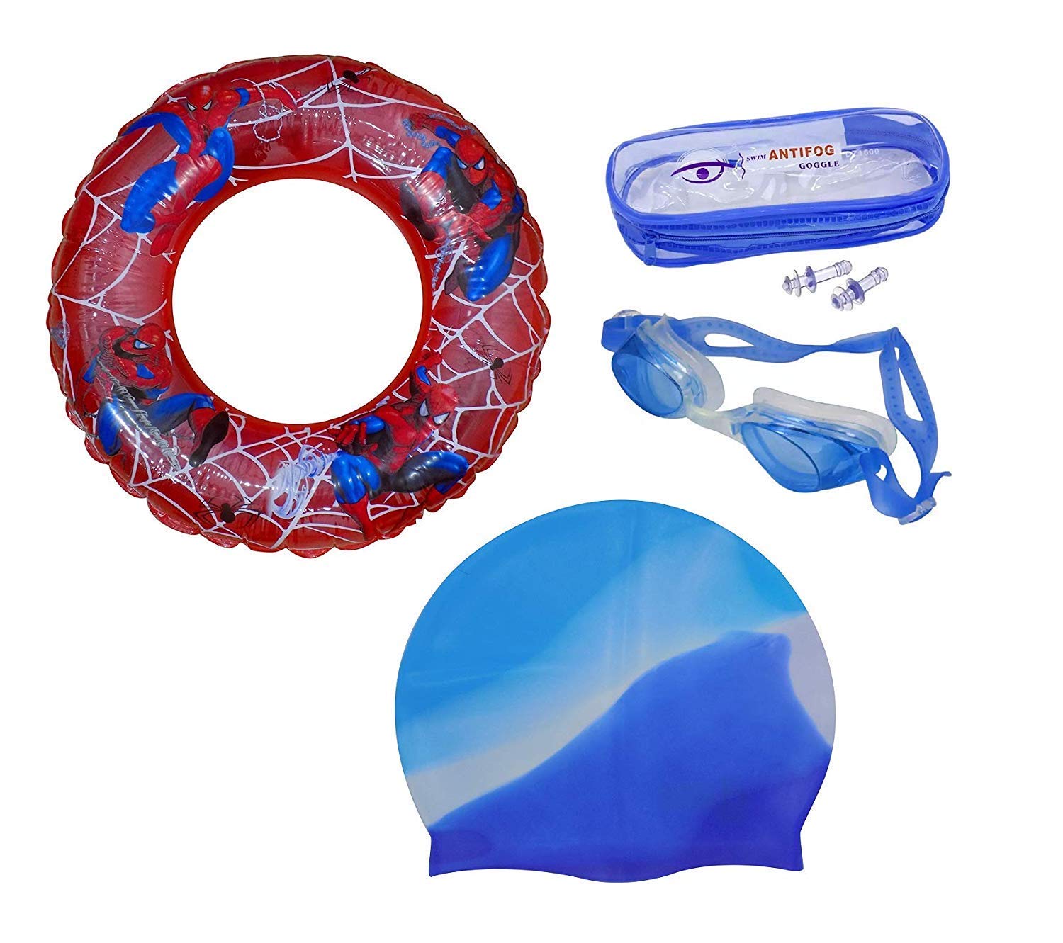 Fully Combo Set of Swimming Accessories Mat Anti Fog Goggles+ Swimming ...