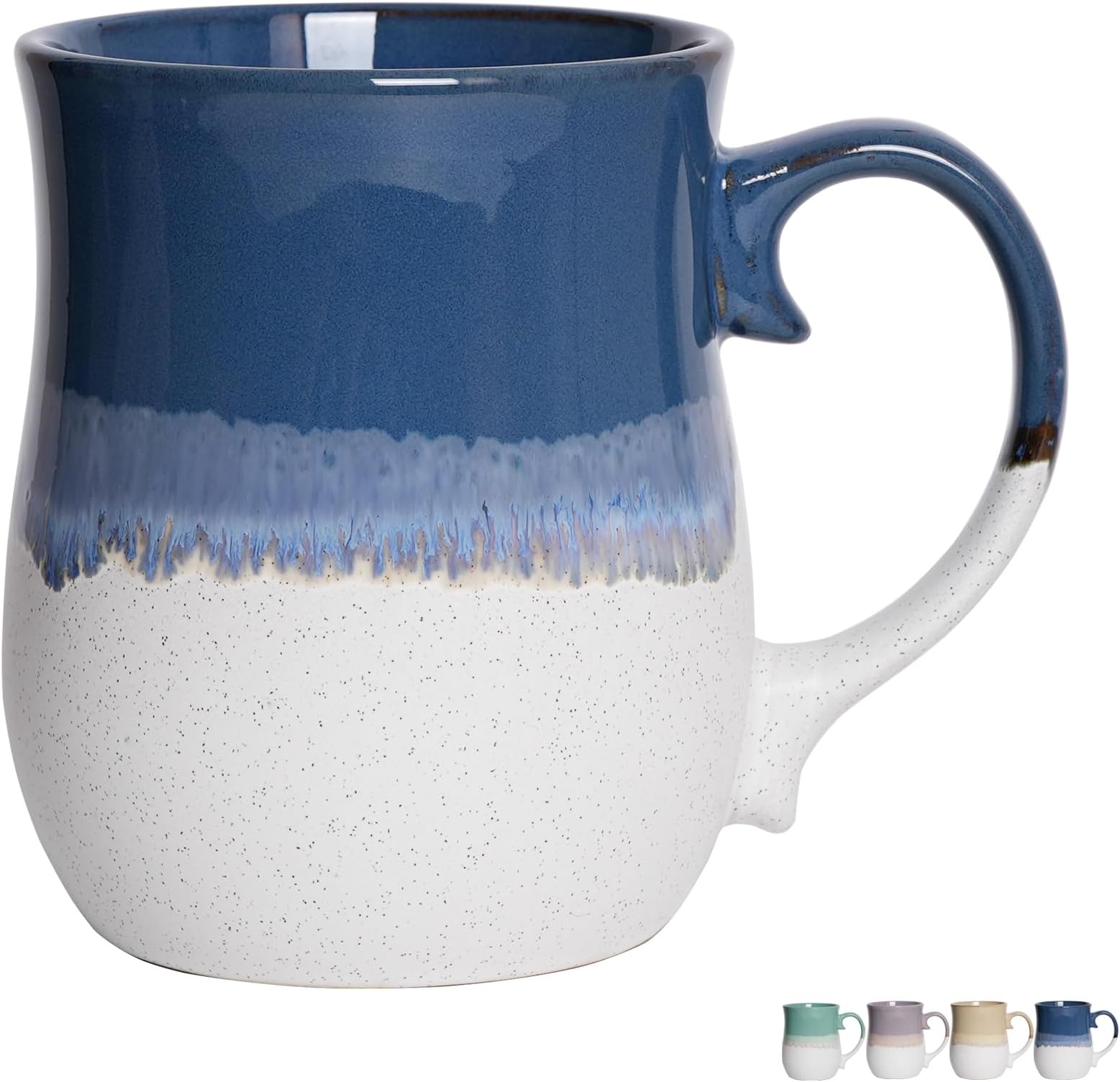Amazon.com: Bosmarlin Extra Large Ceramic Coffee Mug, 25 Oz, Dishwasher ...