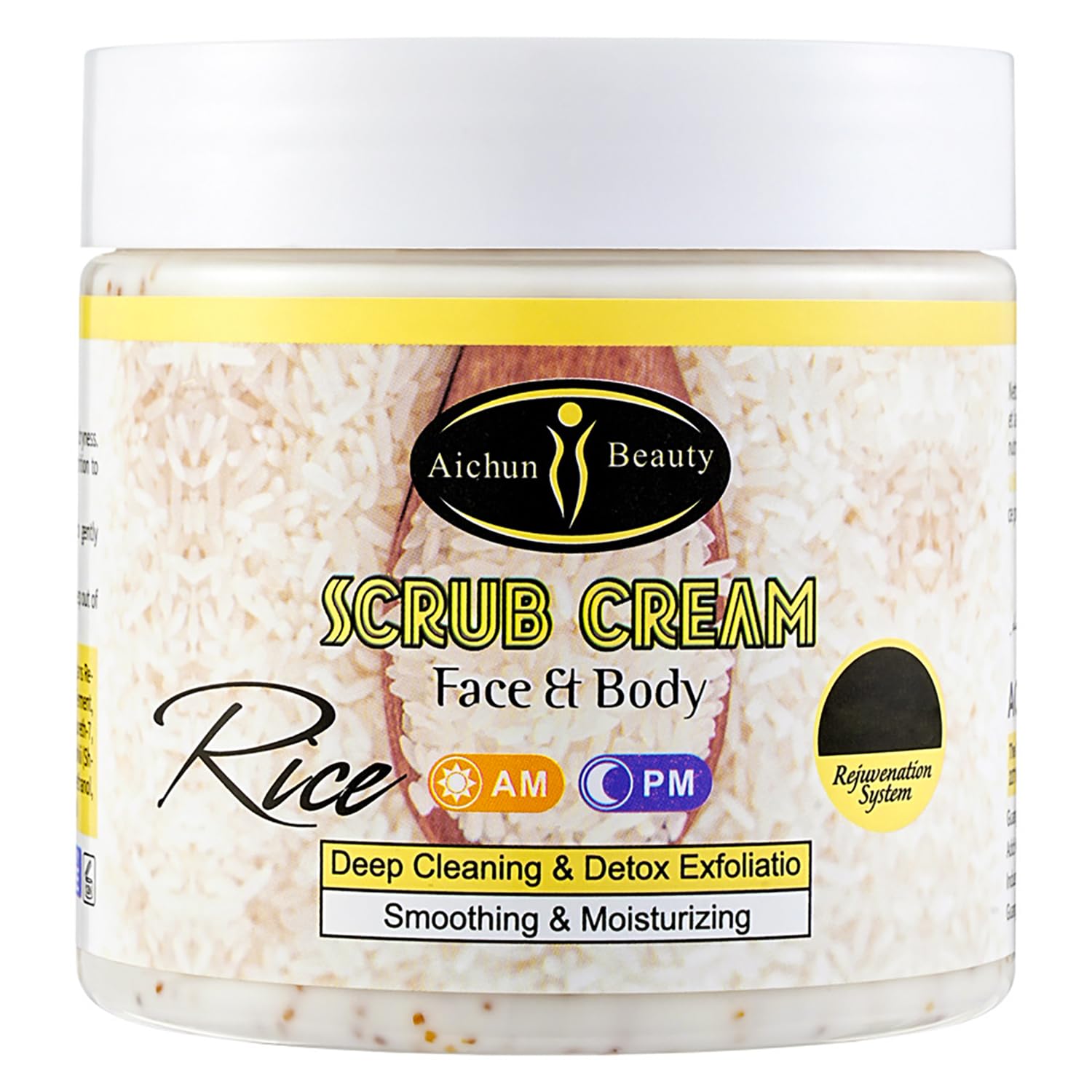 Amazon.com : AICHUN BEAUTY Rice Scrub Face Body Cream Deep Cleaning ...