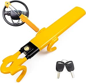 Steering Wheel Lock & Car Lock Anti Theft - Anti Apex Heavy Duty Club ...