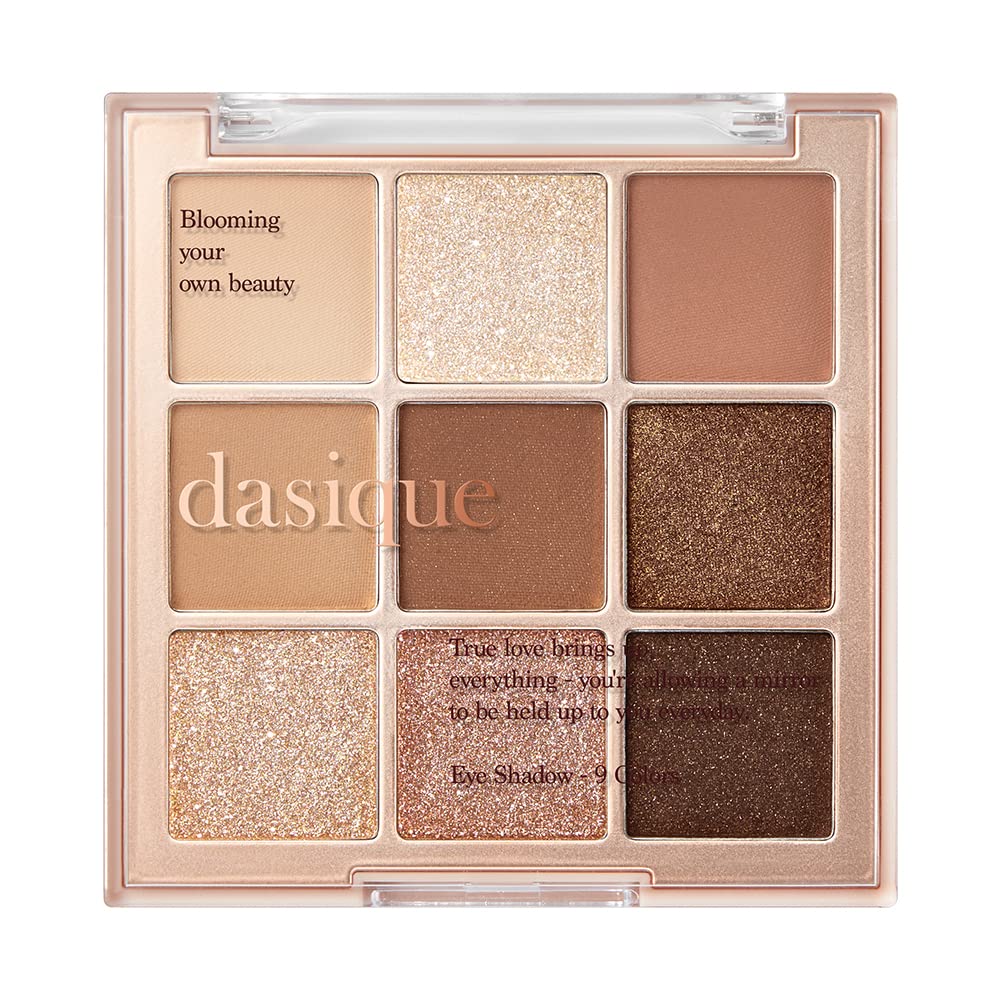 Amazon.com : dasique Shadow Palette #01 Sugar Brownie I Cruelty-Free I 9 Blendable Shades in ...