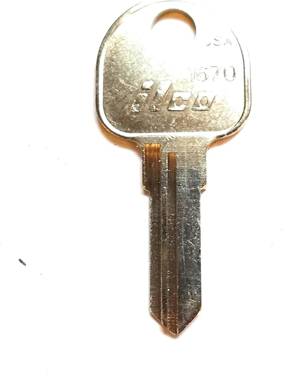 Ilco 1670 Hafele Key Blank Pack of 10 - Amazon.com