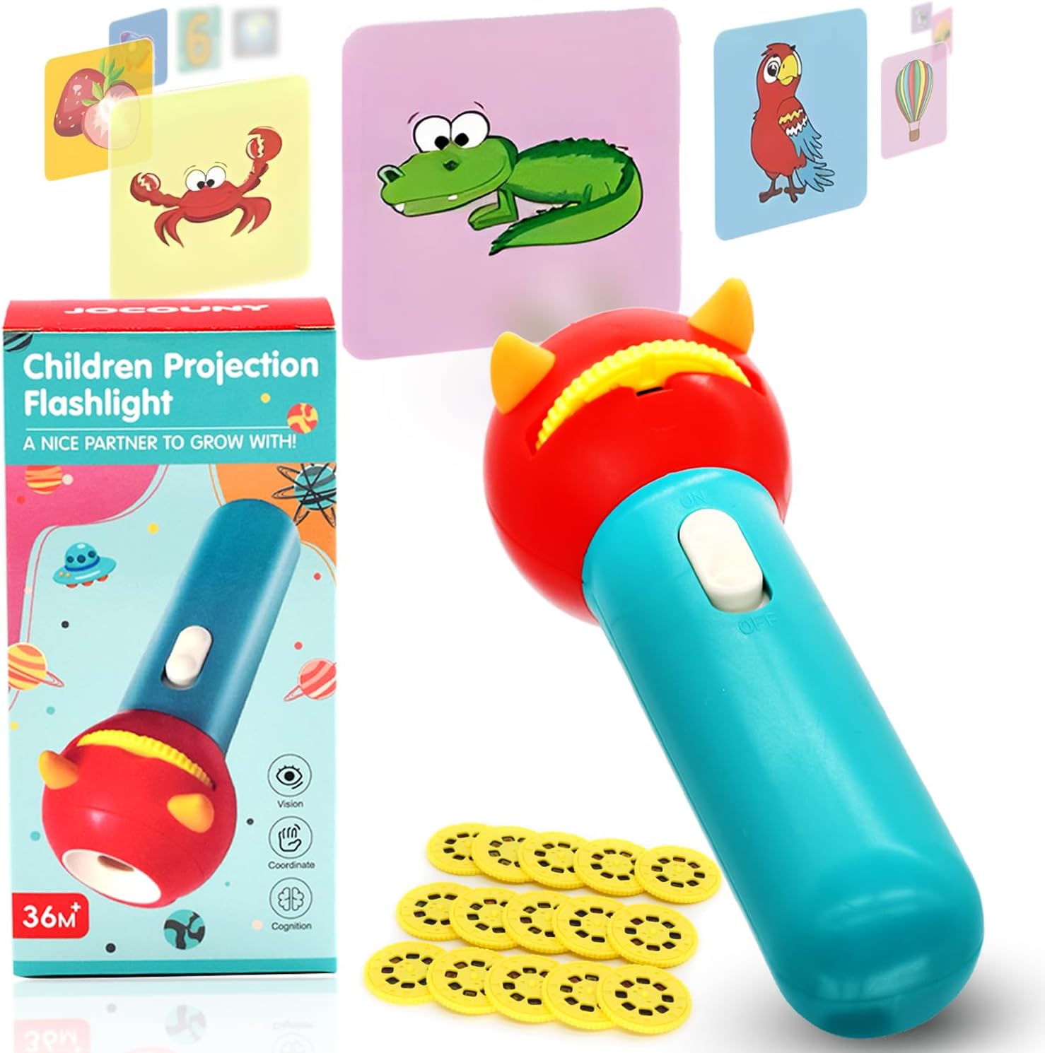 Unicorn Projector Torch Flashlight for Girls with 3 Disks 24 Images ...