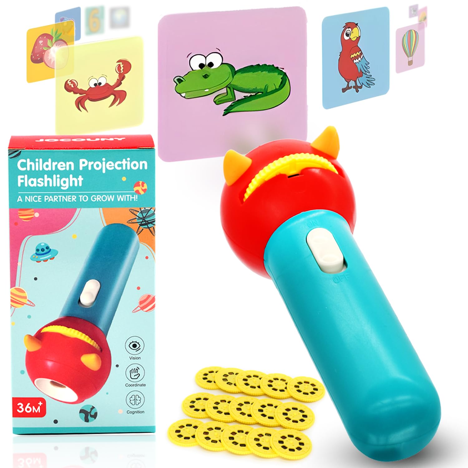 Amazon.com: Children's Projector Toys - Kids Electric Projected Torch ...