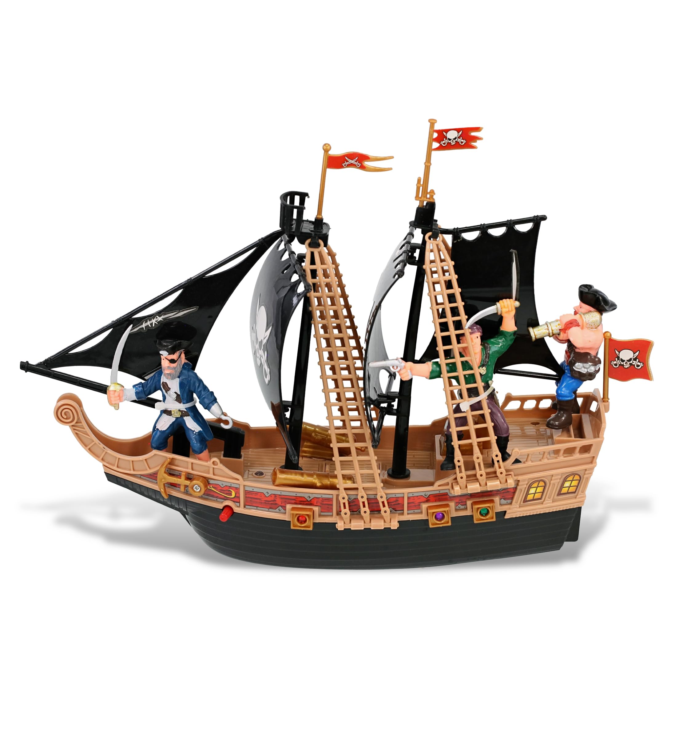 Snapklik.com : Mozlly Pirate Ship Toy Play Set