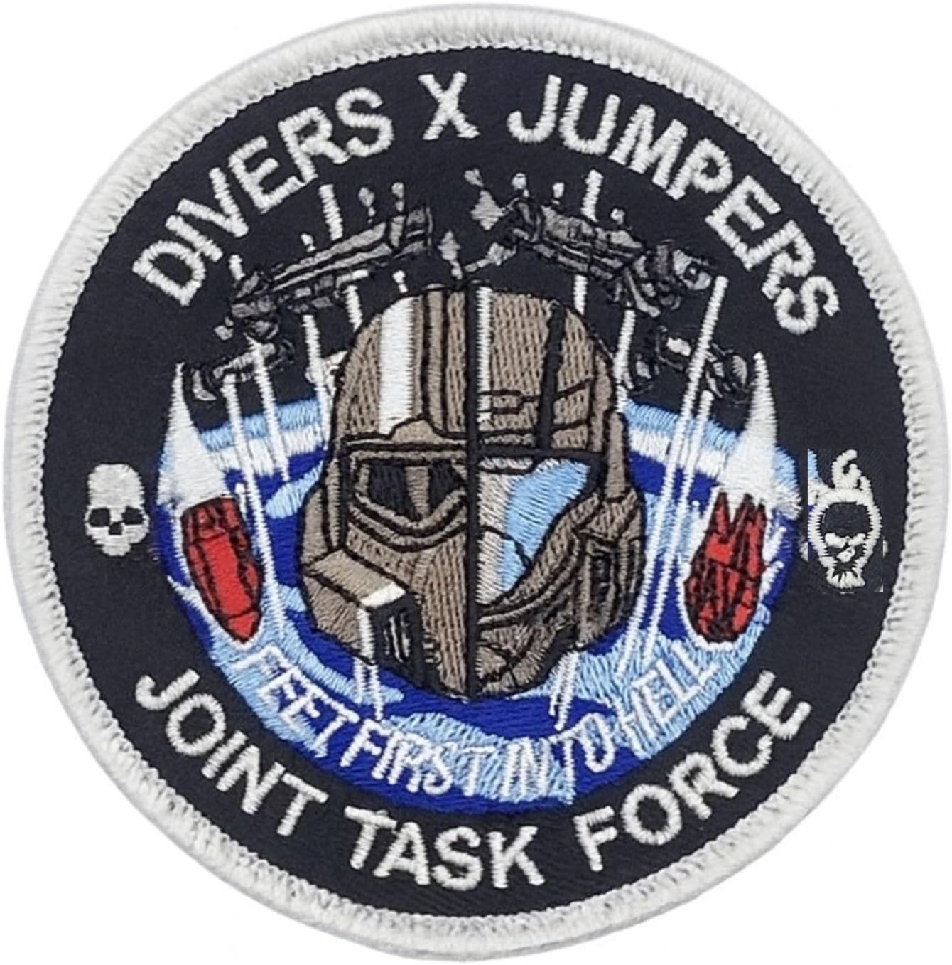 Amazon.com: Jumpers and Hell Inspired Tactical Morale Patch, Hook ...