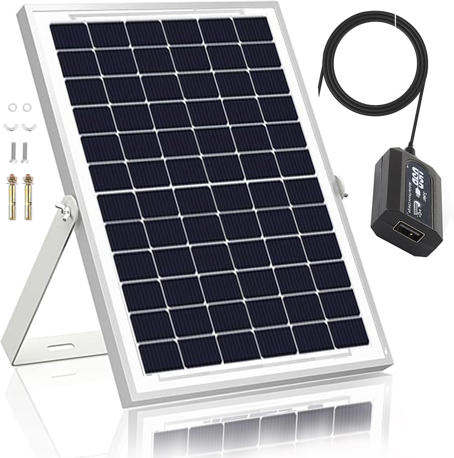 Panel solar policristalino 5 V, Panel Solar multifunción USB de 10W ...