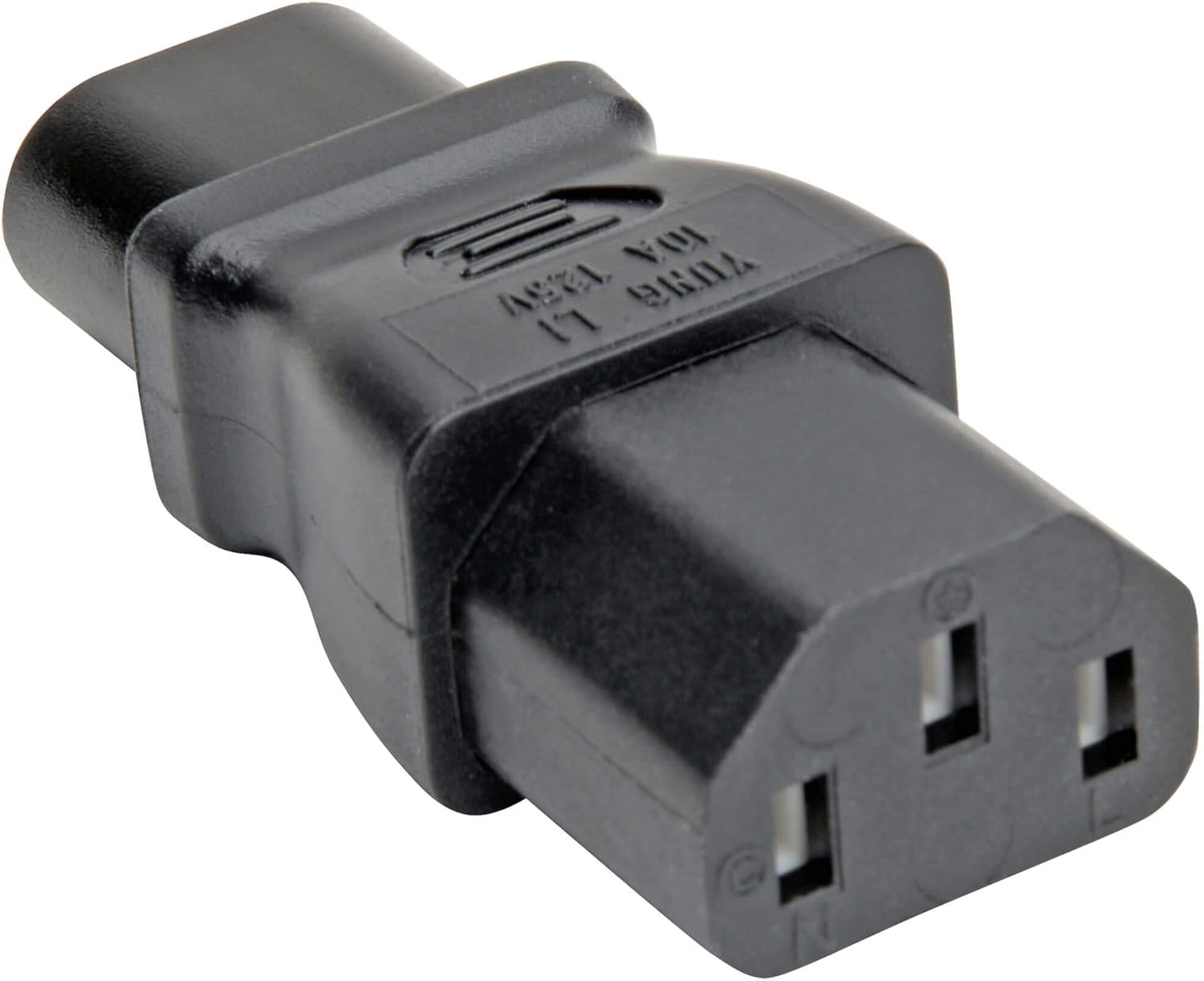 Amazon.com: Tripp Lite Power Cord Adapter (C8 to C13 Adapter), 10A ...