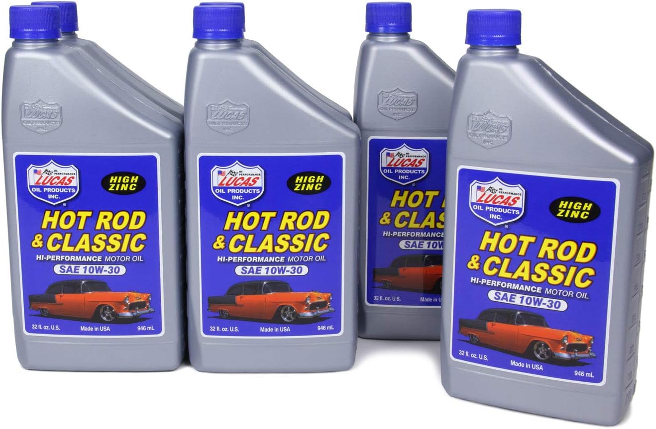 Amazon.com: Lucas Oil 10679 Hot Rod & Classic Car SAE 10W-30 Motor Oil ...