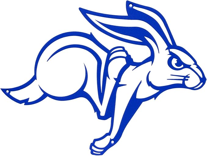 Amazon.com: Collegiate Series SDSU Jackrabbits Logo - Metal Wall Art ...