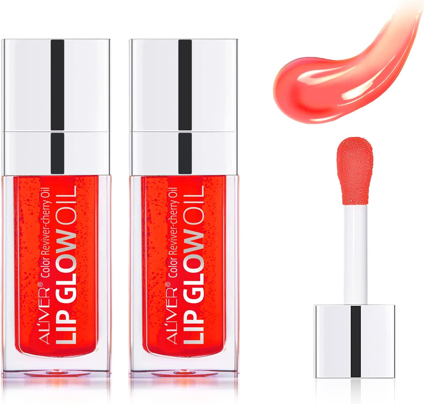 worafy Plumping Lip Oil 2Pcs, Hydrating Plumping Lip Glow Oil, Tinted ...