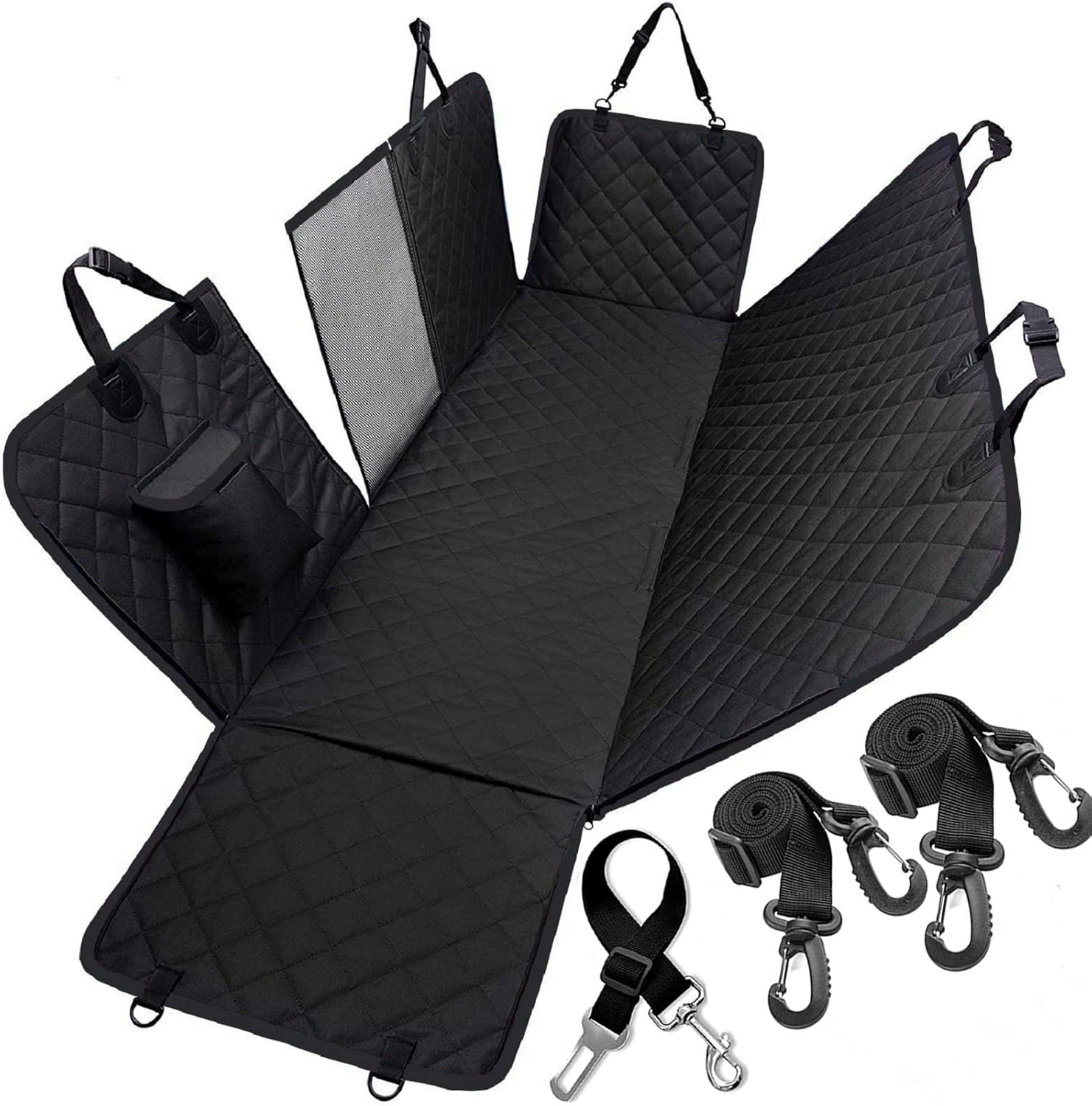 Dog Car Seat Cover, Waterproof Pet Seat Cover Car Back Seat Hammock ...