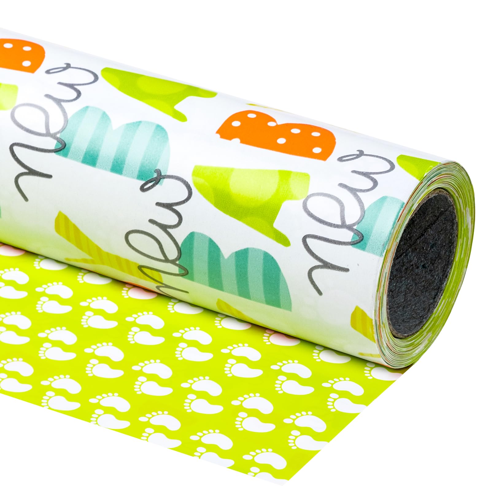 Snapklik.com : RUSPEPA Reversible Wrapping Paper Roll - Mini Roll ...