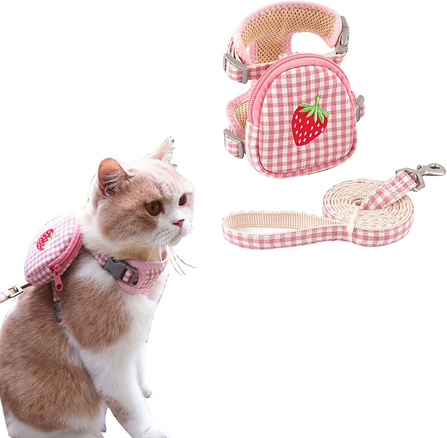 NCONCO Arnés para Gatos,arnés de Malla Ajustable,Mini transportadores ...