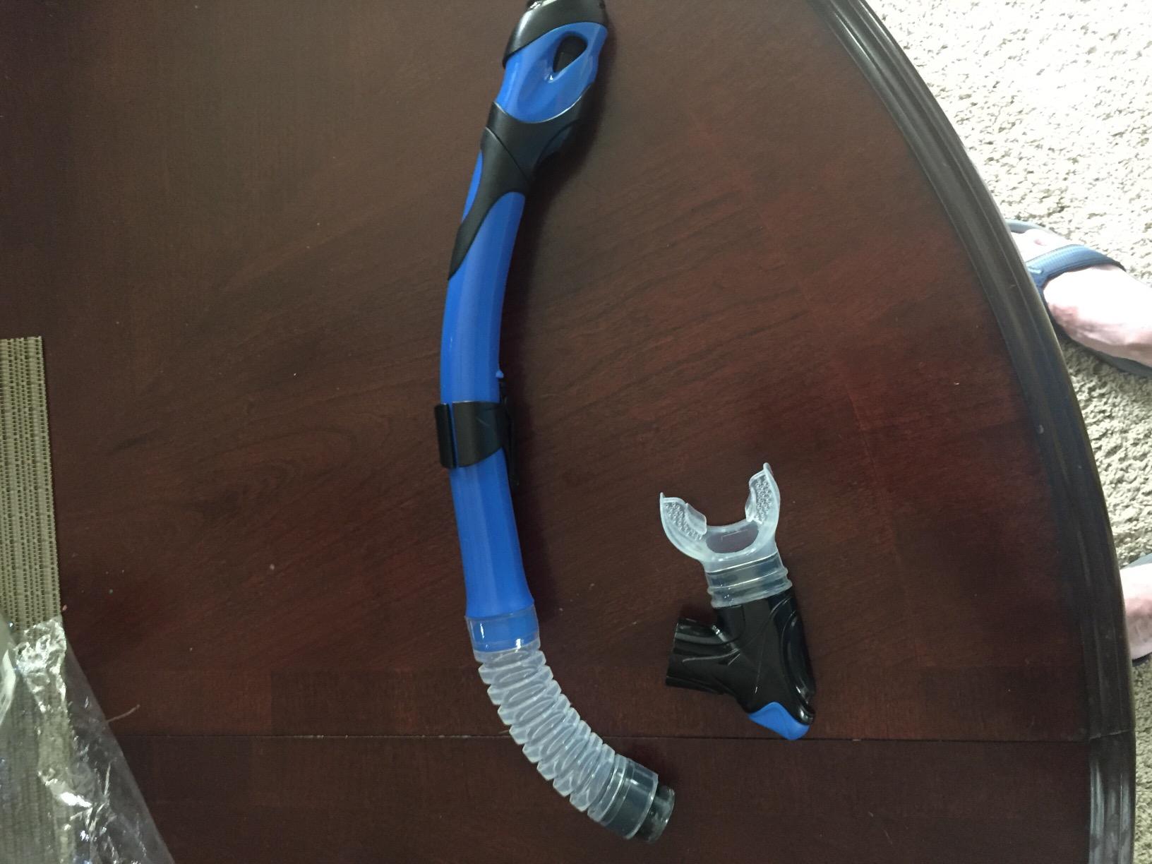 Amazon.com : Deep Blue Gear Ultra Dry 2 Snorkel, Black : Sports & Outdoors