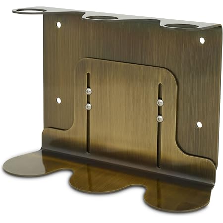 Kuishi Wall-Mounted Brushed Gold Soap Dispenser Bracket, 250-300 ml ...