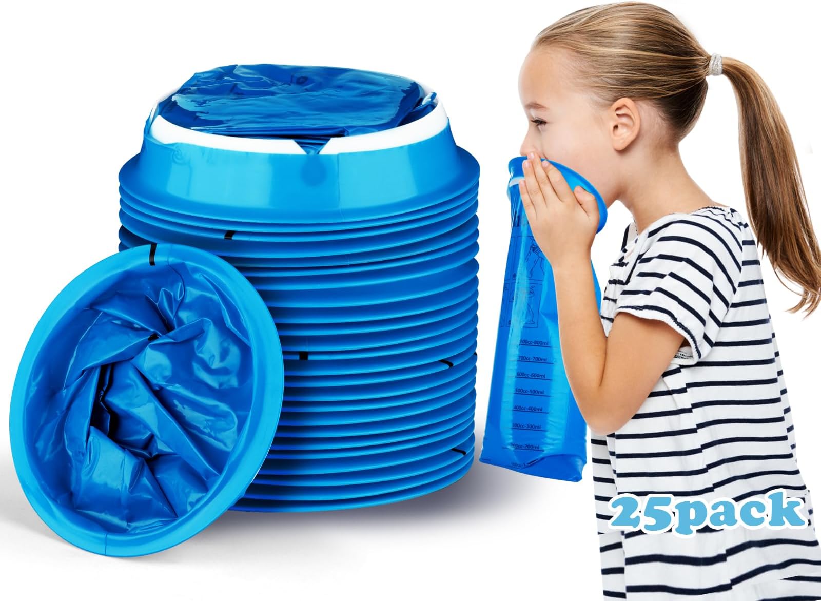 Amazon.com: FifthPulse Disposable Lavender Emesis Bags - Pack of 10 ...