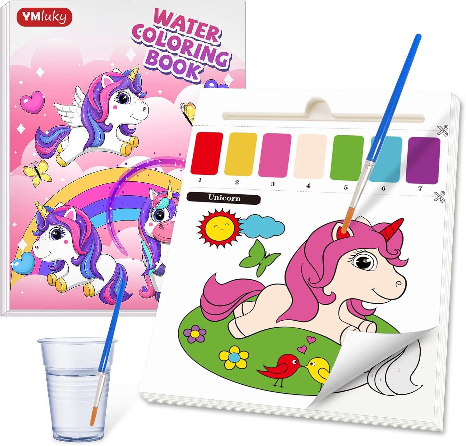 Amazon.com: YMluky Water Color Paint Sets for Kids,No Mess Painting for ...