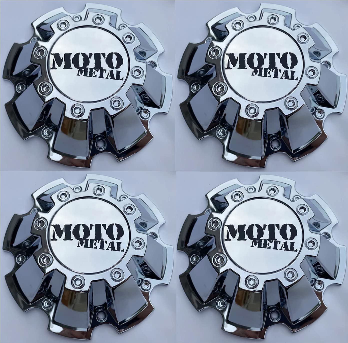 Amazon.com: 4pcs M793BK01 Moto Metal Silver Wheel Center Cap Cap M-793 ...