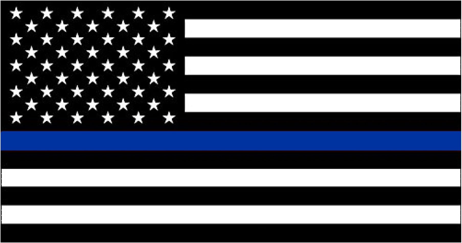 Amazon.com - Rogue River Tactical Thin Blue Line Blue Lives Matter Flag ...