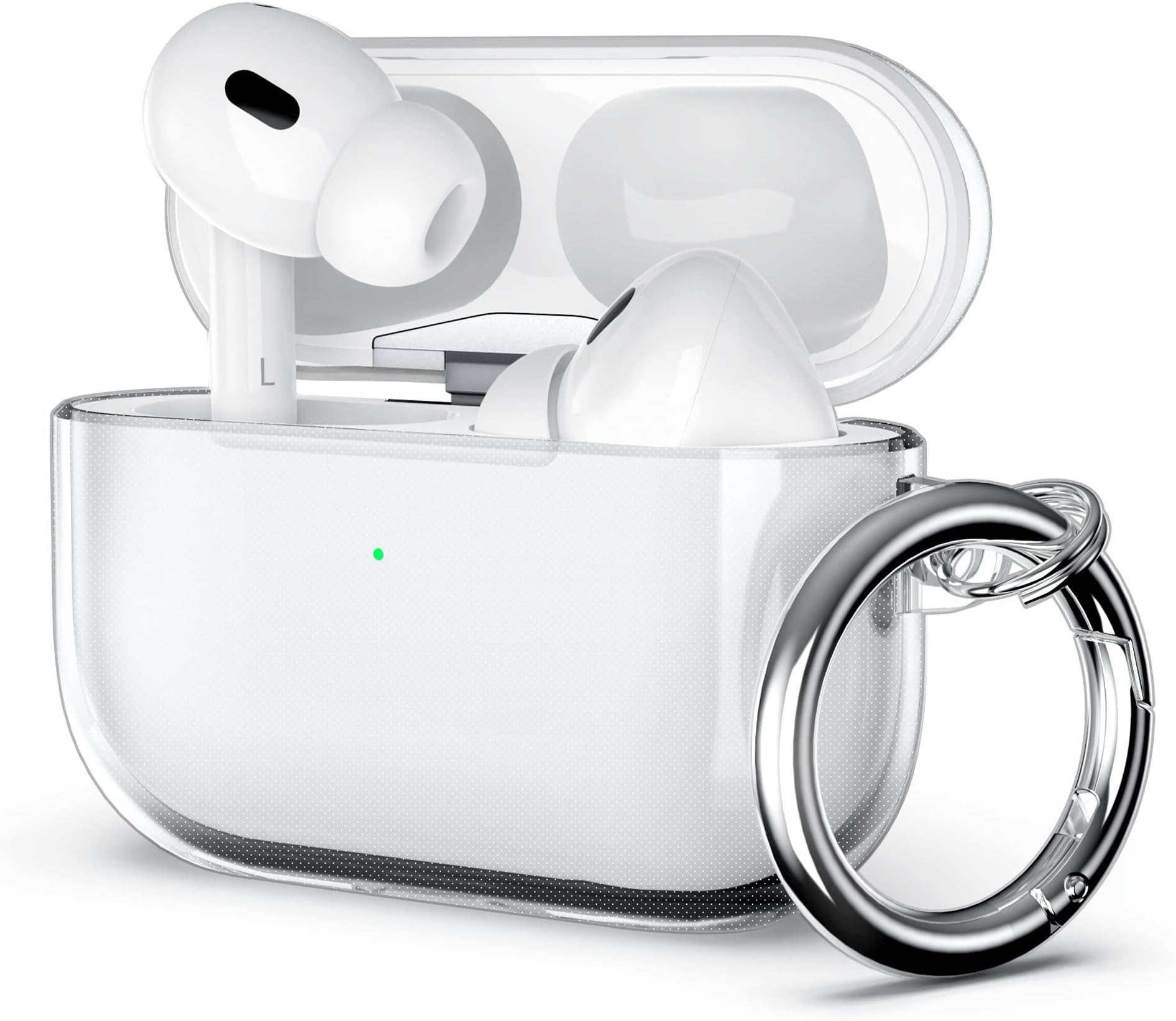 Amazon.com: ULAK Clear Airpods Pro Case 2022/2019, Soft TPU Cover with ...