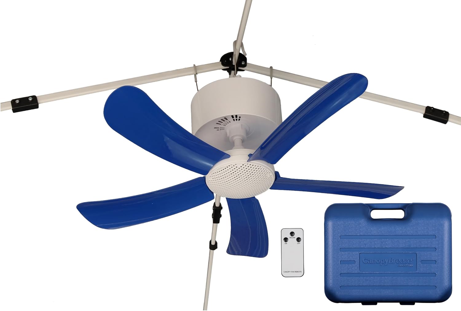 Amazon.com: Canopy Breeze Canopy Fan with Colored Fan Blades (Royal ...