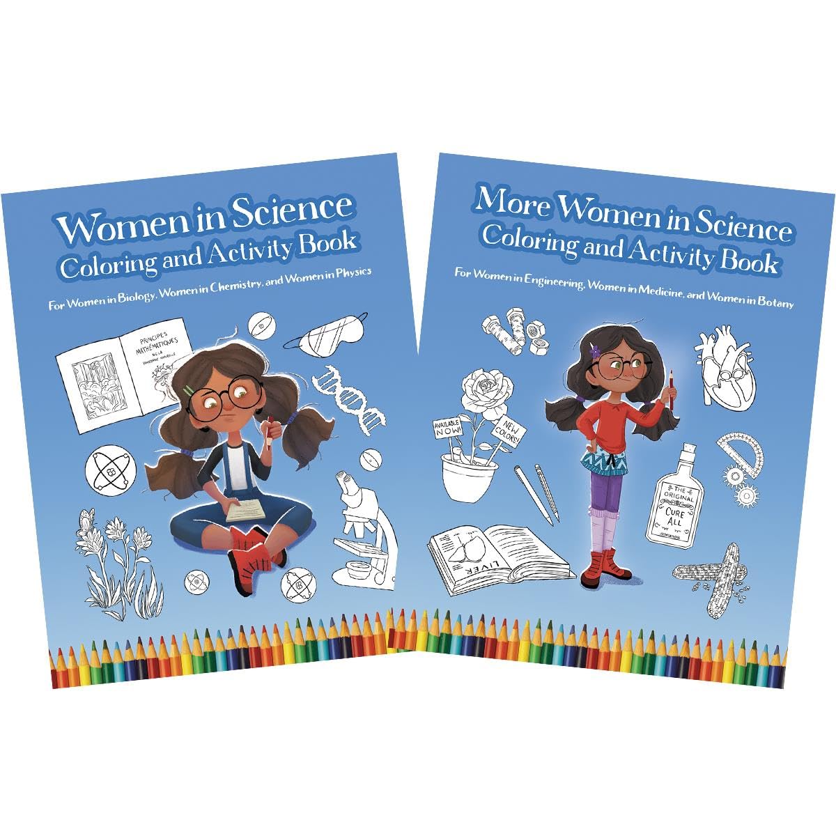 Women in Science Coloring and Activity Book Set: For Women in Biology ...