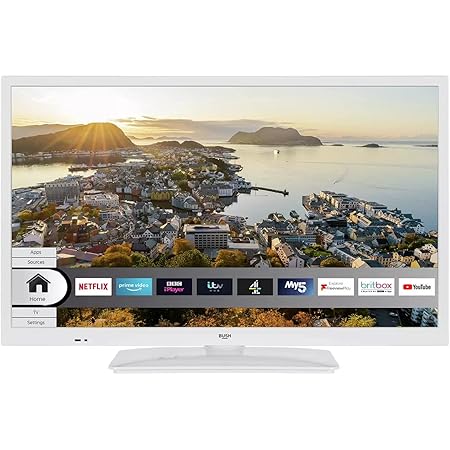 Bush 24 Inch Smart HD Ready HDR LED TV/DVD Combi - White: Amazon.co.uk ...