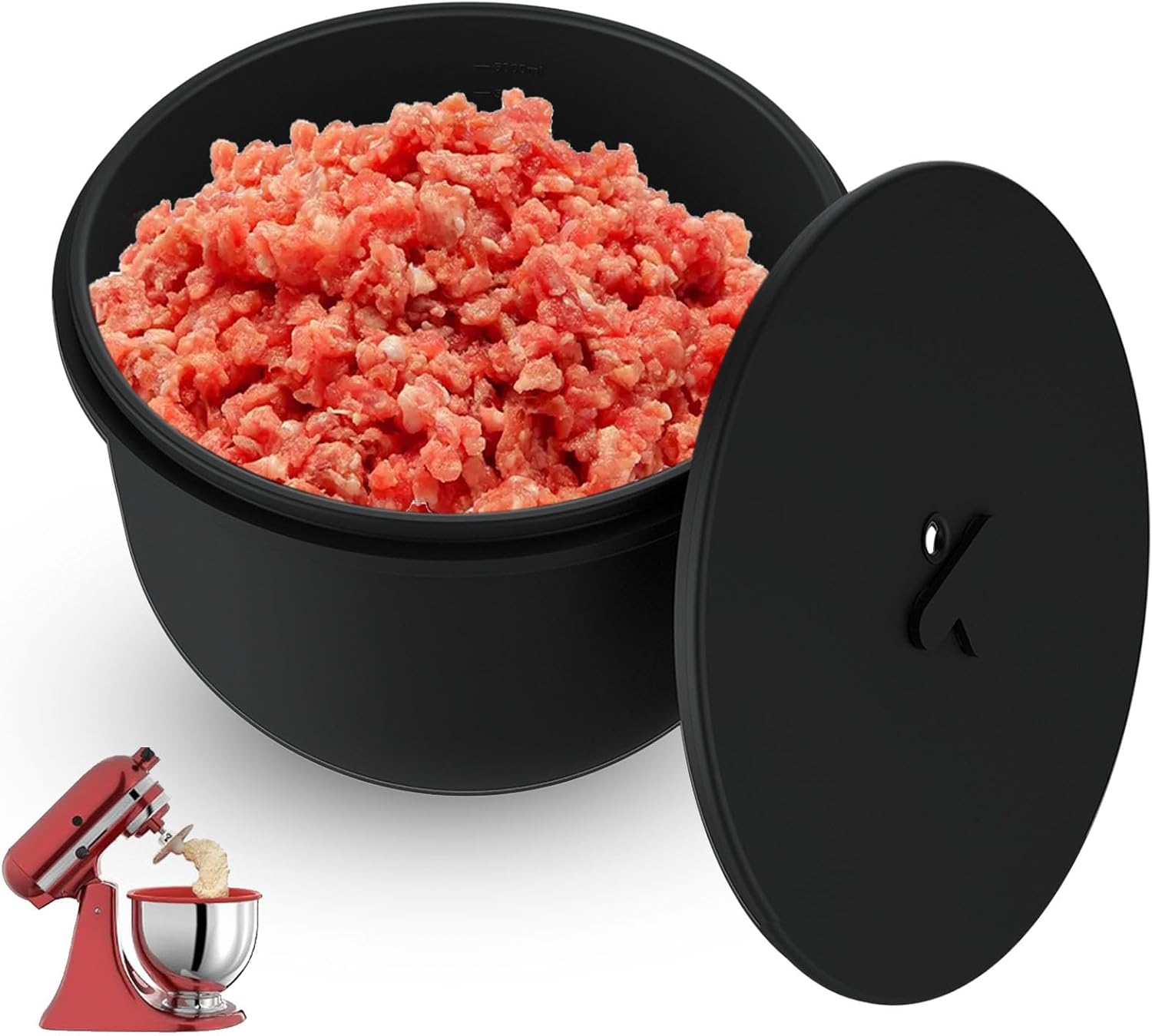 Amazon.com: Silicone Bowl Liners for 6 Qt Kitchen Mixers, Silicone Liners for Kitchen Tilt-Head ...