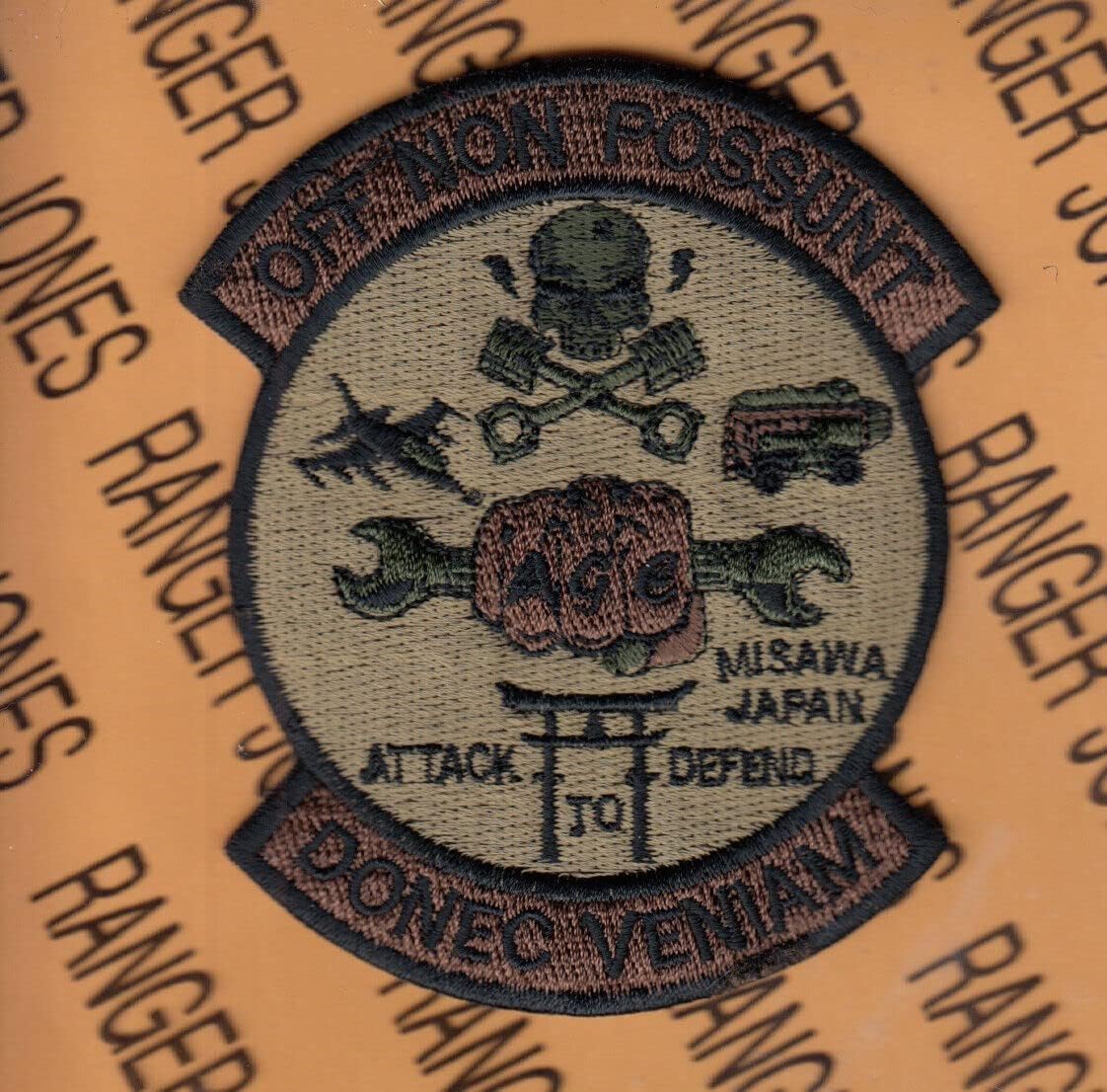 Amazon.com: USAF Air Force 35th Fighter Wing FW OCP w/NO Hook 3.25 ...