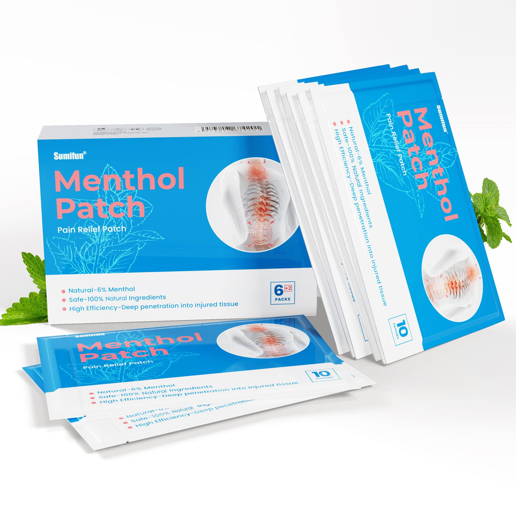 Sumifun Pain Relief Patches Pack Of 10 Muscle Relaxer Patch ...