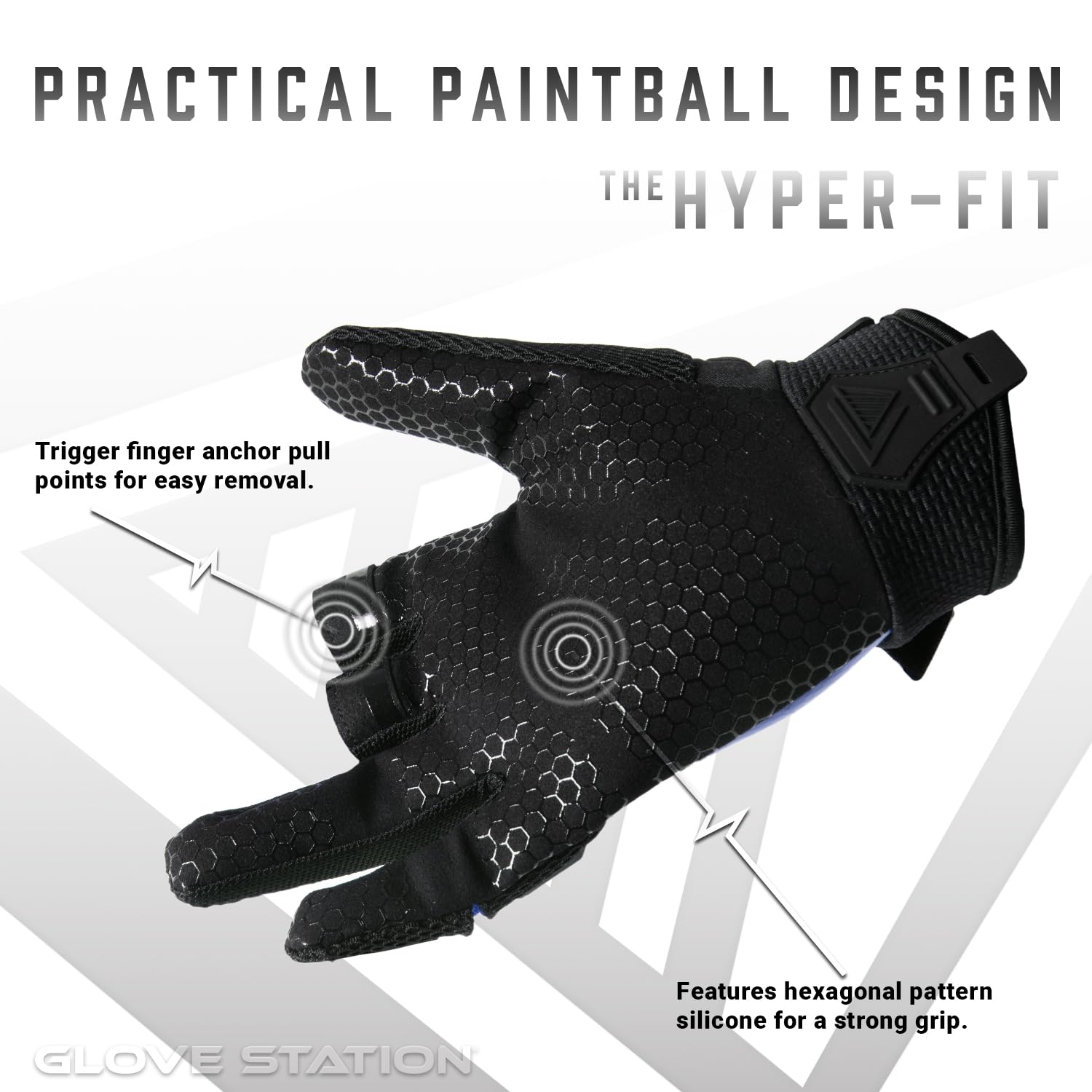 Snapklik.com : Glove Station Hyper-Fit Tactical Shooting & Work Gloves ...