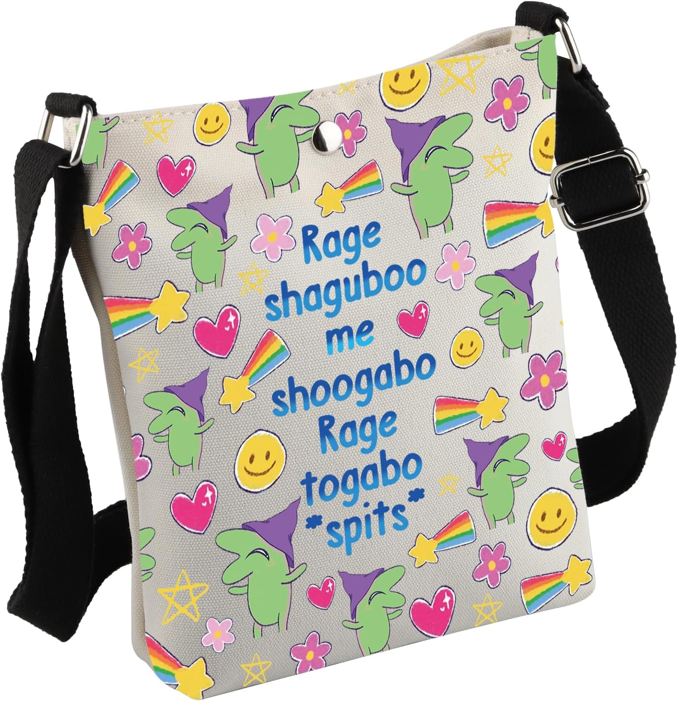 MNIGIU Smiling-F Cartoon Inspired Gift Glep Crossbody Bag Smiling-F ...