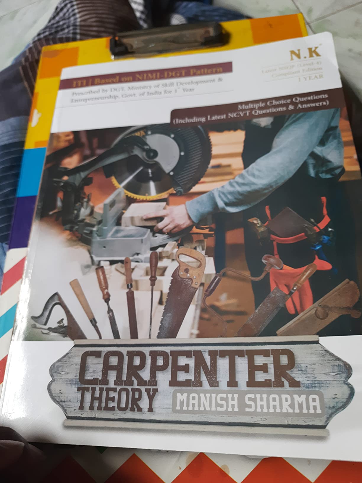 Carpenter Theory - Manish Sharma - ITI Based on NIMI - DGT pattern ...