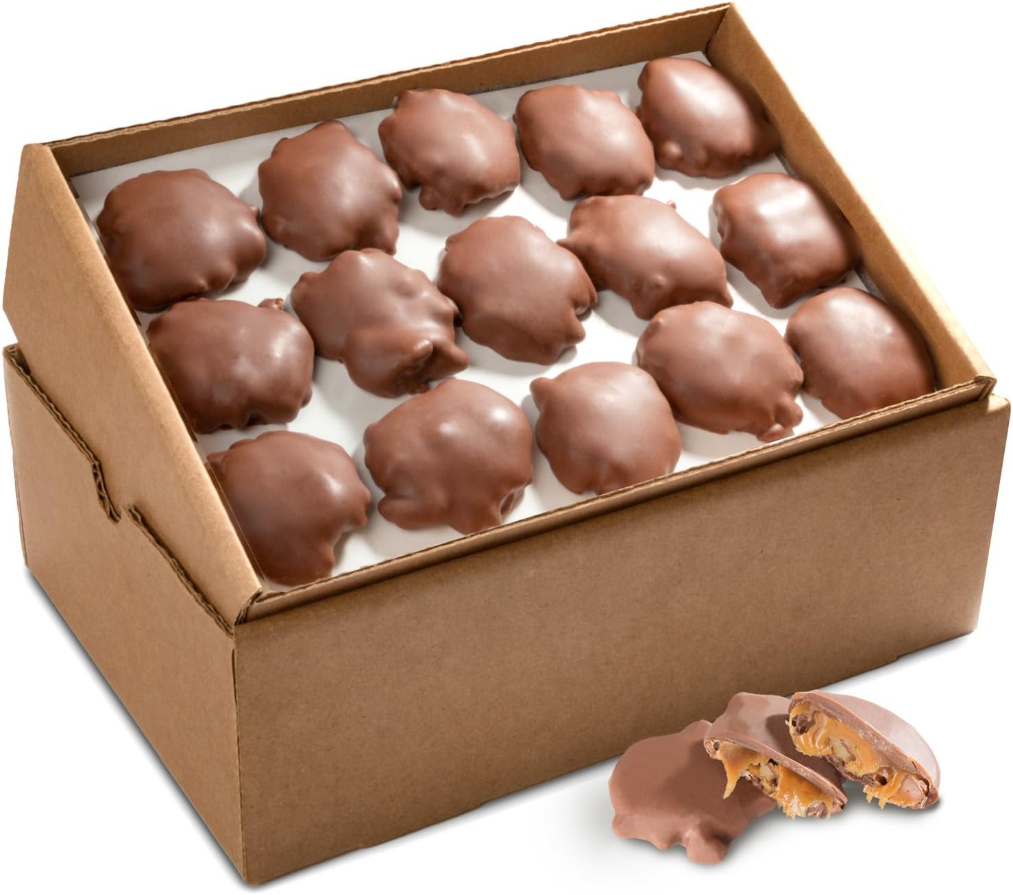 Amazon.com : 5 lb Bulk Milk Chocolate Caramel Pecan Clusters : Grocery ...