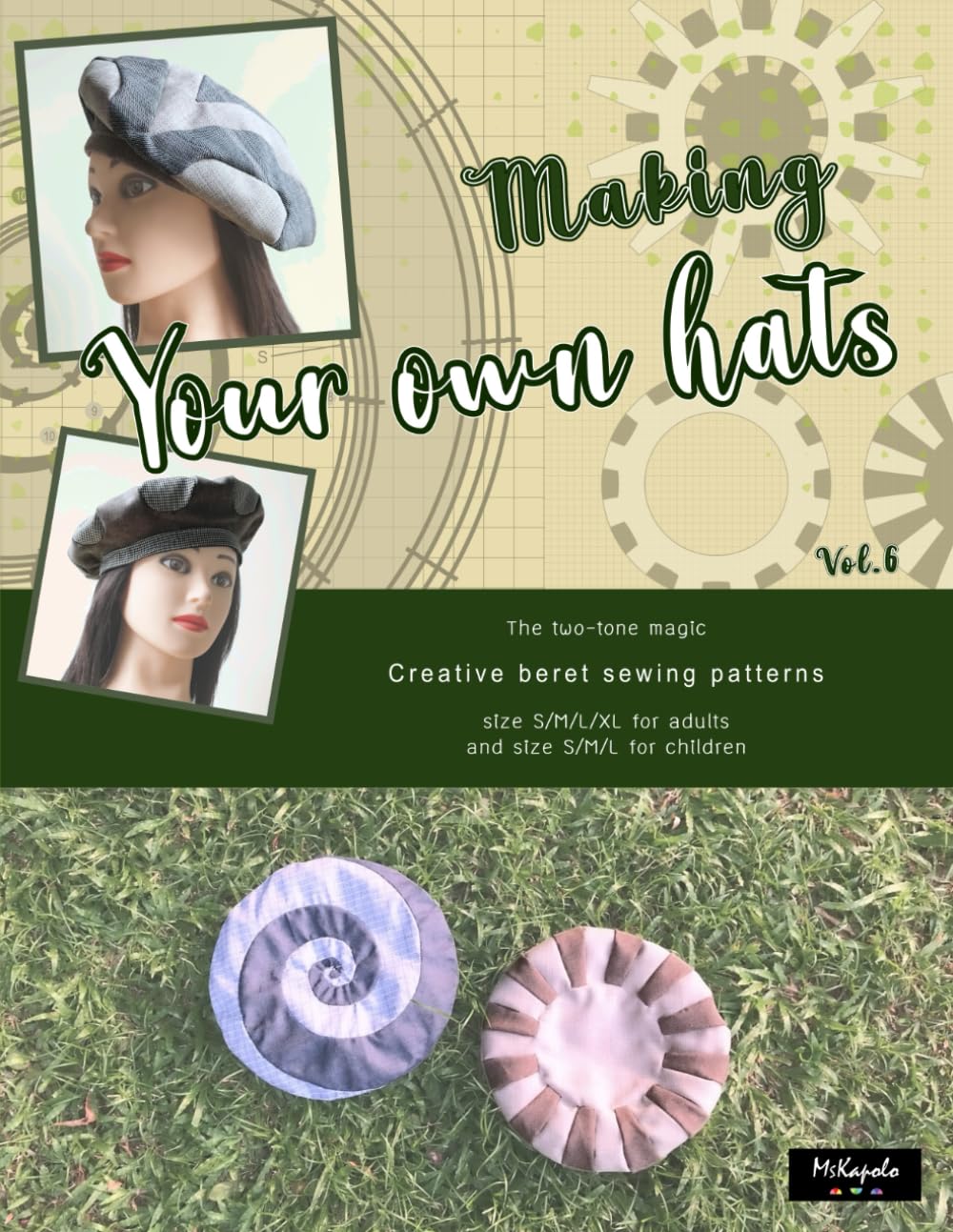Making your own hats vol.6: Creative beret sewing patterns, designer ...