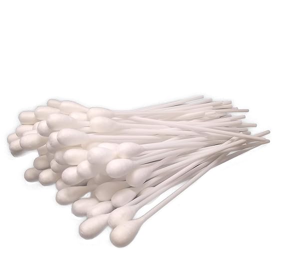 Amazon.com : Oversized Swabs [Pack of 100] Extra-long 8" Cotton Tipped ...